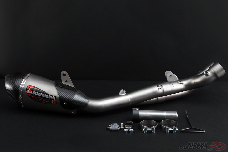 Yoshimura Alpha T 3/4 Titanium System Yamaha R1 2015-16
